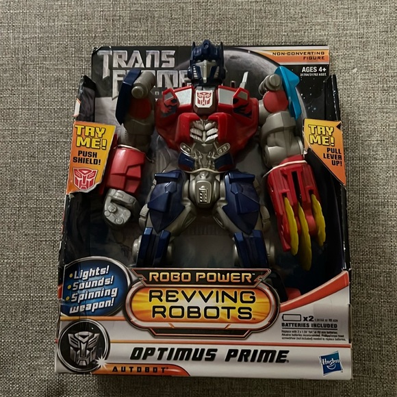 Hasbro | Toys | Transformers Optimus Prime Robo Power Revving Robot ...